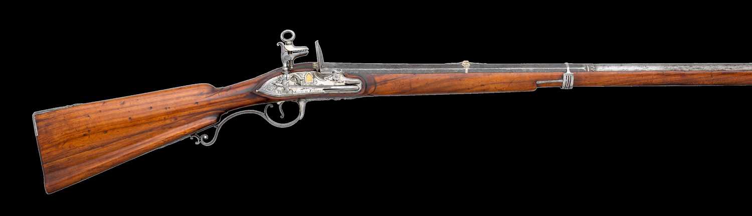 Lot 287 - â€¡AN 18 BORE SPANISH MIQUELET-LOCK SPORTING