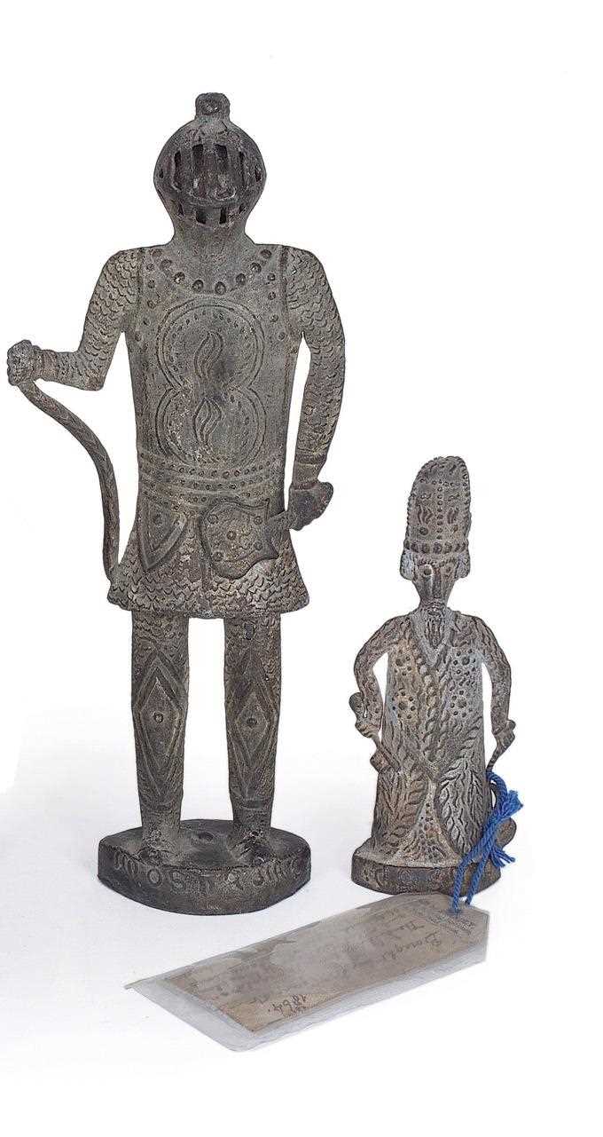 Lot 13 - A VICTORIAN COCK METAL 'BILLY & CHARLEY'