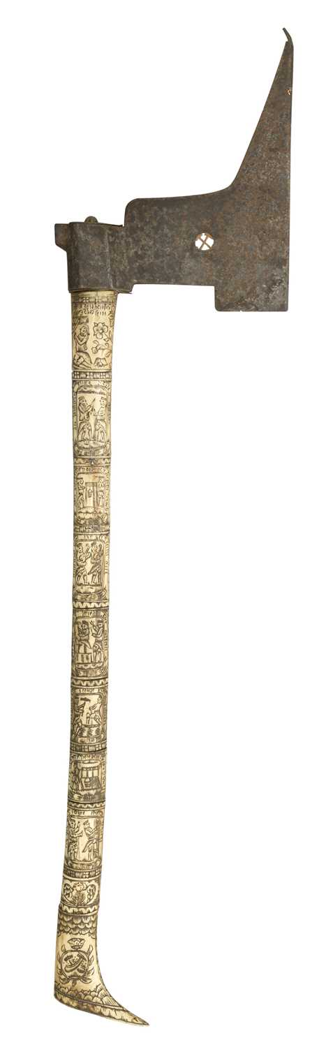 Lot 108 - A SAXON MINER S GUILD AXE