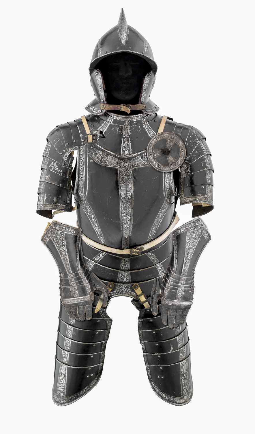 Lot 146 - â€¡ A COMPOSITE GERMAN LIGHT FIELD ARMOUR