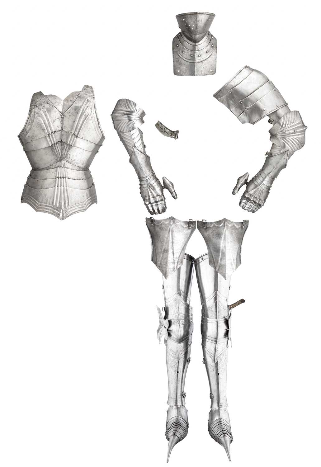 Lot 148 - A COMPOSITE FIELD ARMOUR IN THE 'GOTHIC'