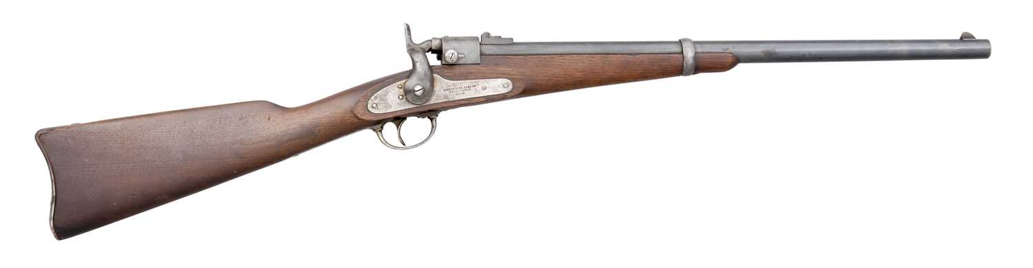 Lot 473 - A .52 RIM-FIRE JOSYLN MODEL 1864 NAVY RIFLED