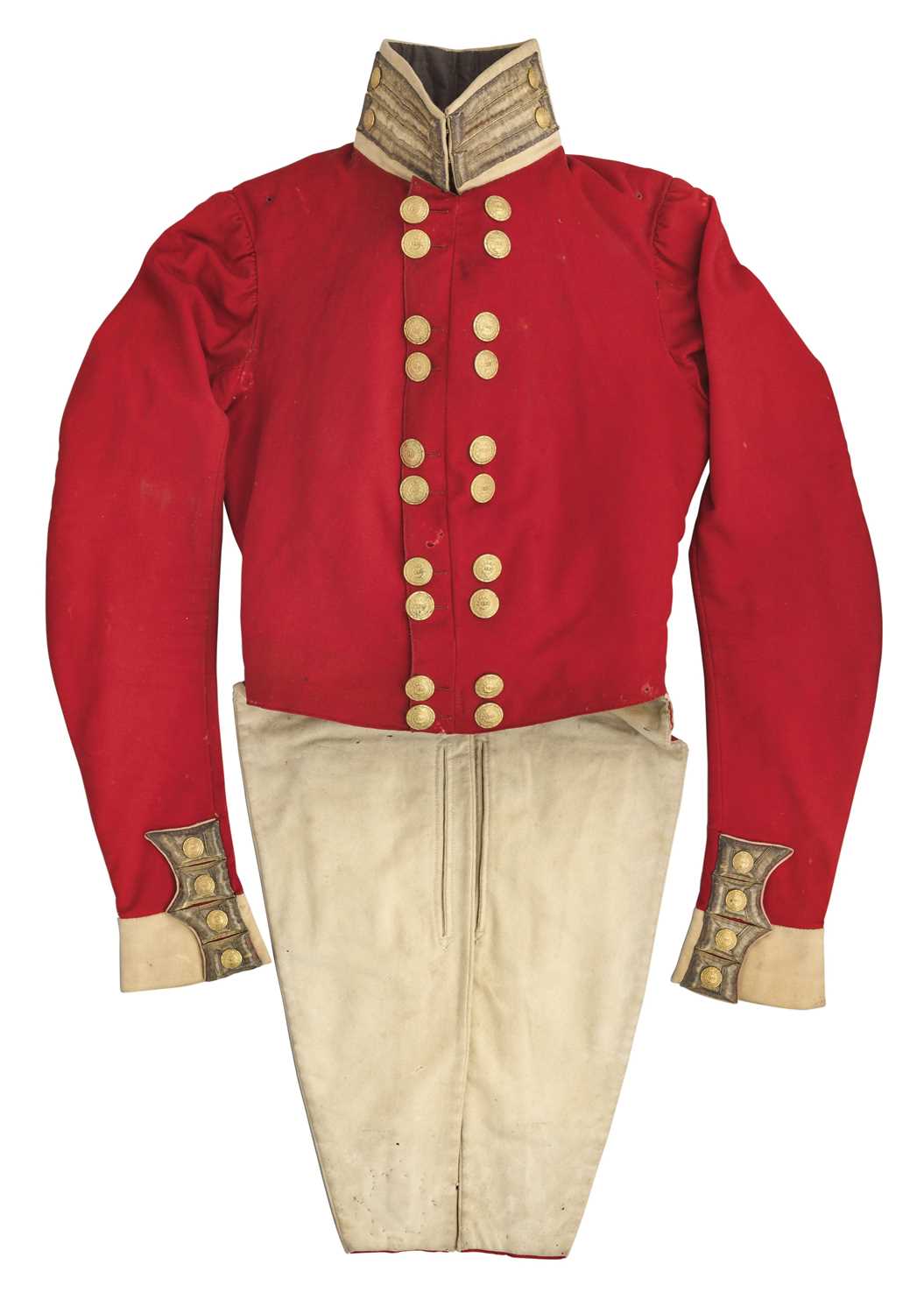 Lot 143 - A VICTORIAN OFFICER'S UNIFORM OF THE MADRAS