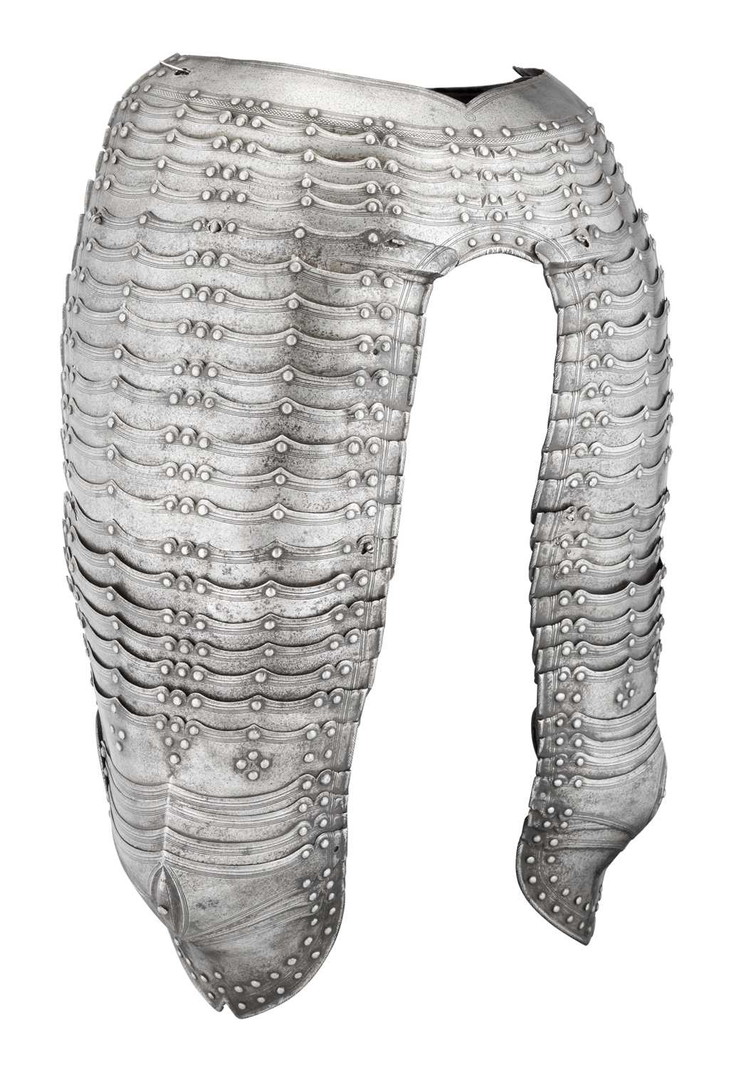 Lot 175 - THE FAULD, CULET AND TASSETS OF A CUIRASSIER'