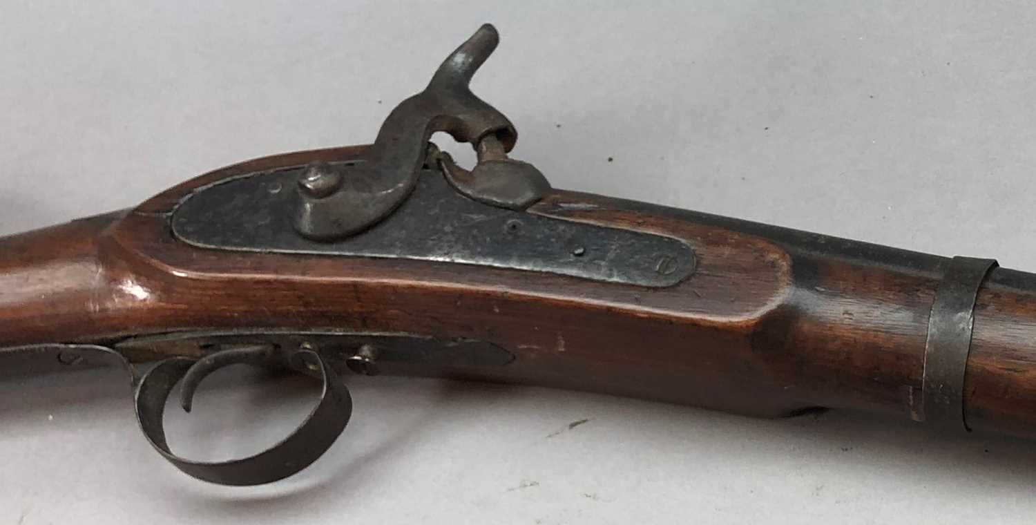 Lot 229 - A 22 BORE PERCUSSION TRADE MUSKET, 19TH