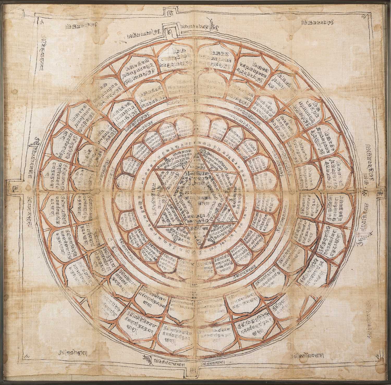 Lot 687 - A SURYA YANTRA, RAJASTHAN, CIRCA 18TH