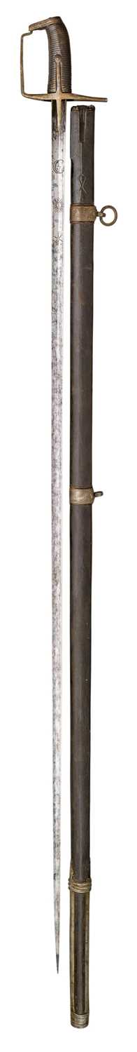 Lot 169 - A RARE HUNGARIAN LIGHT CAVALRY ESTOC AND