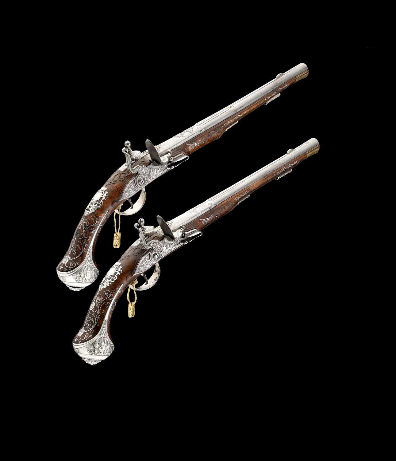 Lot 229 - AN EXCEPTIONAL PAIR OF BOHEMIAN