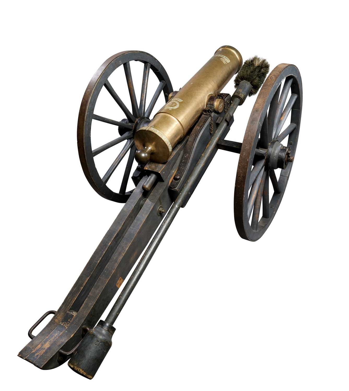 Lot 321 - A FINE FRENCH BRONZE MOUNTAIN HOWITZER