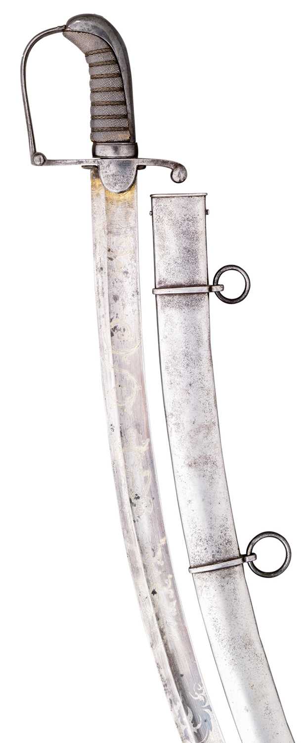 Lot 371 - A GEORGIAN 1796 PATTERN LIGHT CAVALRY