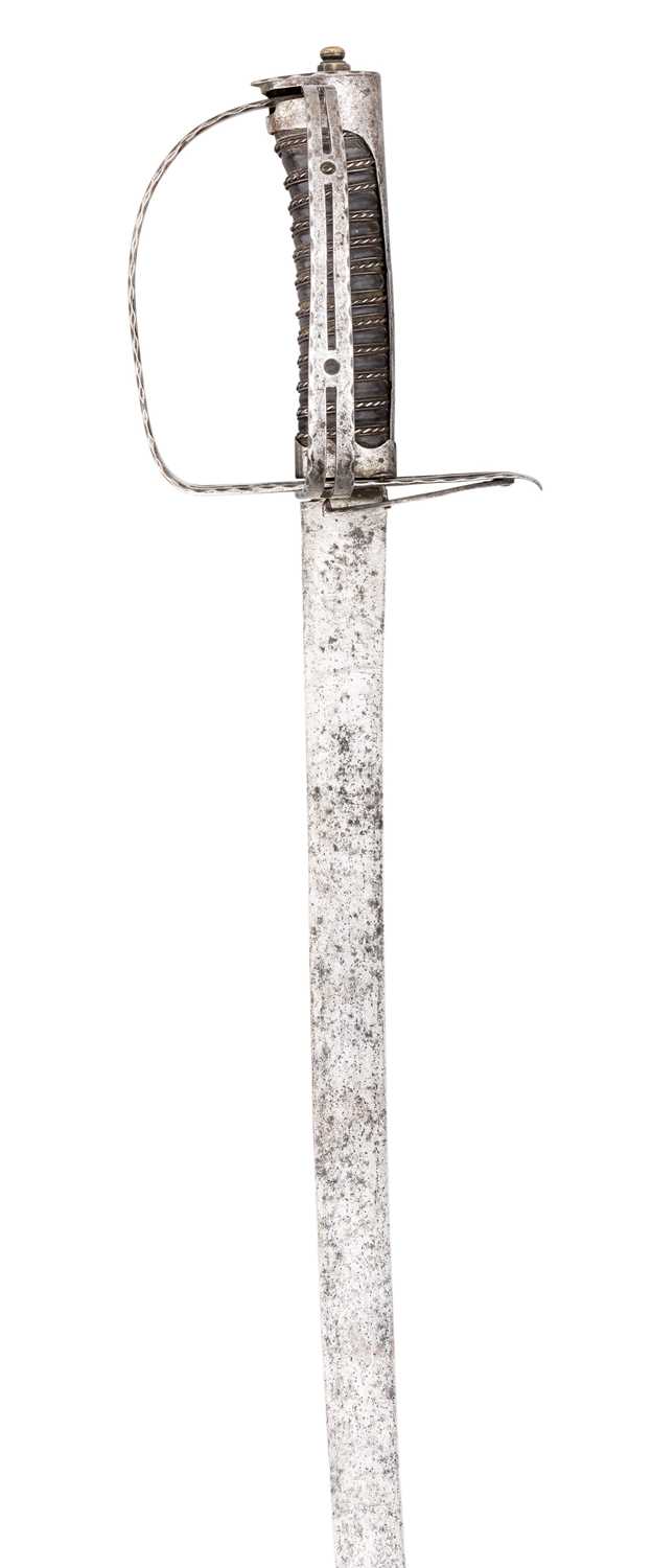 Lot 389 - A COMPOSITE CONTINENTAL SWORD WITH FOLDING