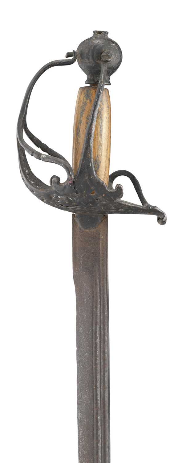 Lot 56 - A COMPOSITE ENGLISH MORTUARY SWORD