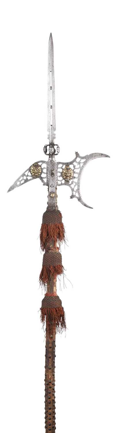Lot 156 - **A NORTH ITALIAN PARADE HALBERD